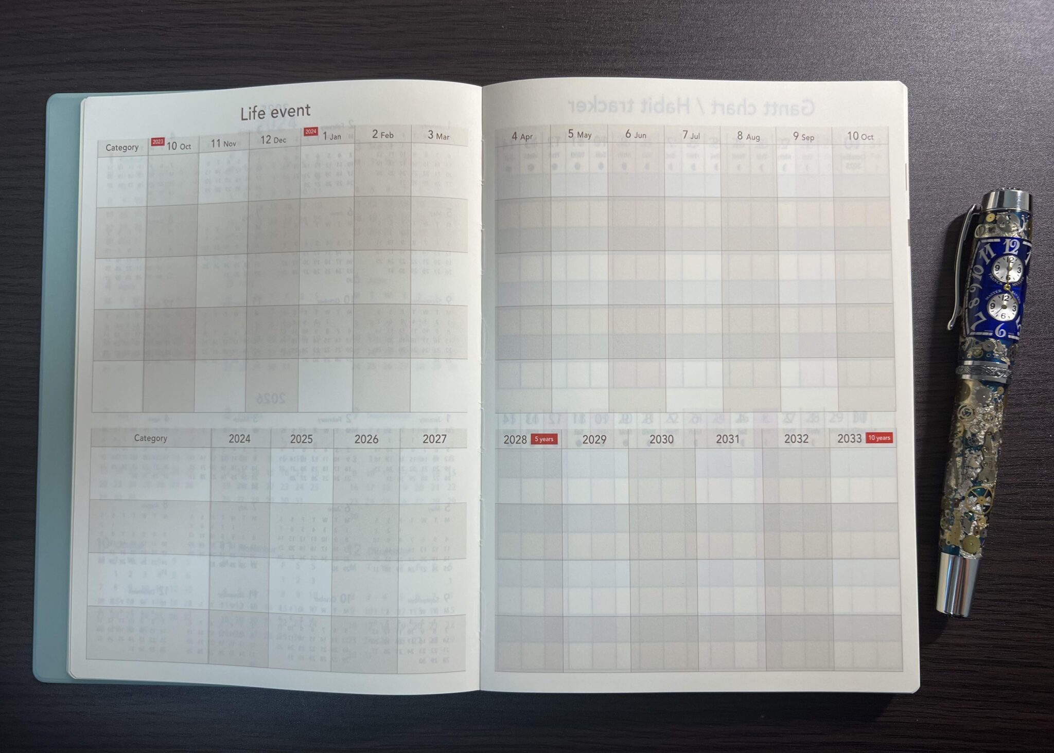FOCUS手帳の中身は？2024年版を実際にFOCUS EiTO手帳を入手してみた | コラージュ手帳公式ブログ – 手帳に合う文具のおすすめブログ-COLLAGE TECHO-